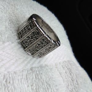 Accessories | Mens Diamond And Silver Pinky Ring | Poshmark